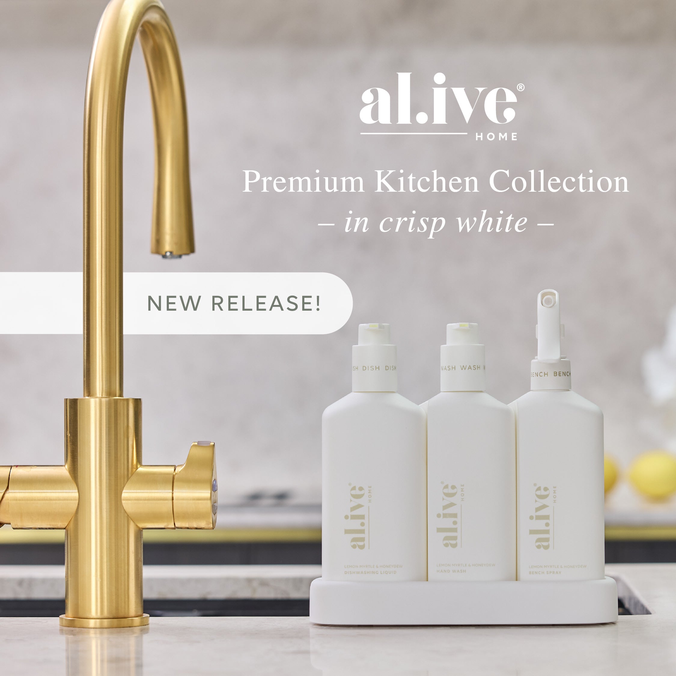 al.ive - Lemon Myrtle & Honeydew Premium Kitchen Trio