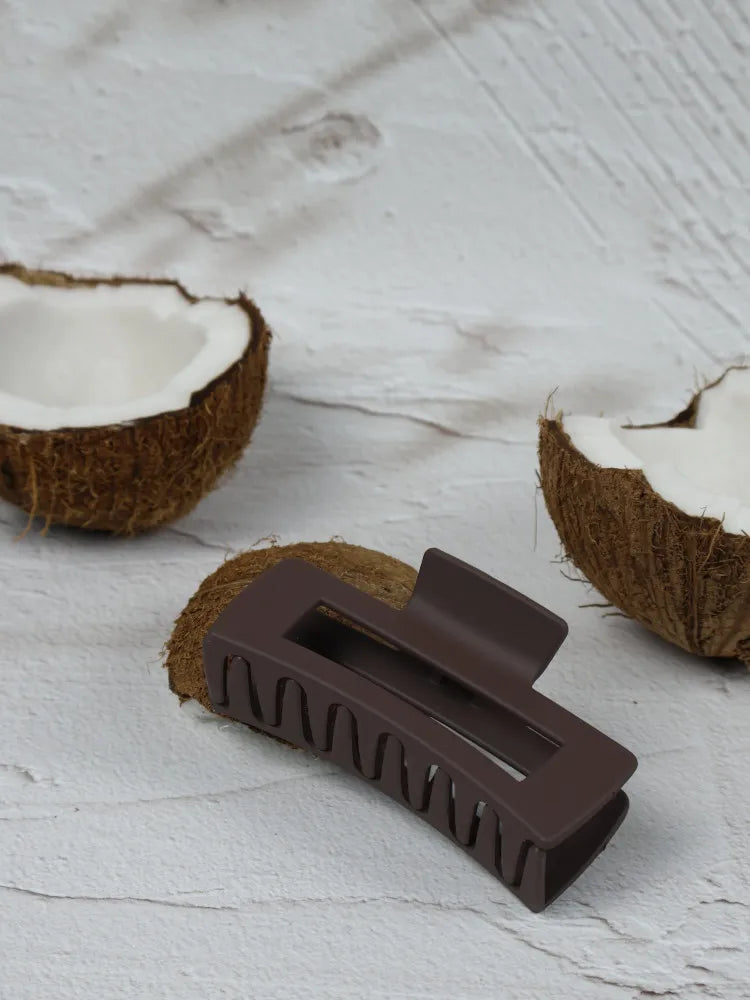 MEDIUM ELONGATED RECTANGLE - CHOCOLATE