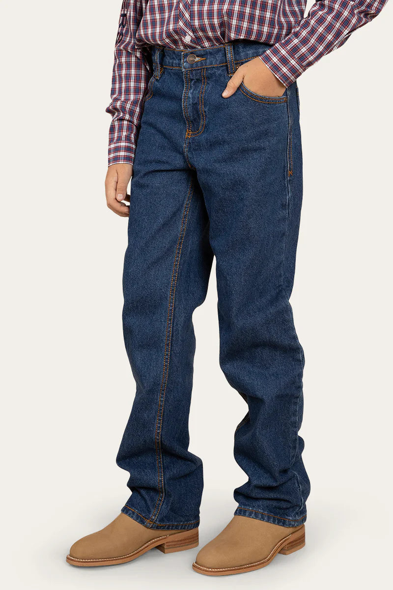 Southwest Kids Relaxed Fit Jean in Mid Wash Blue