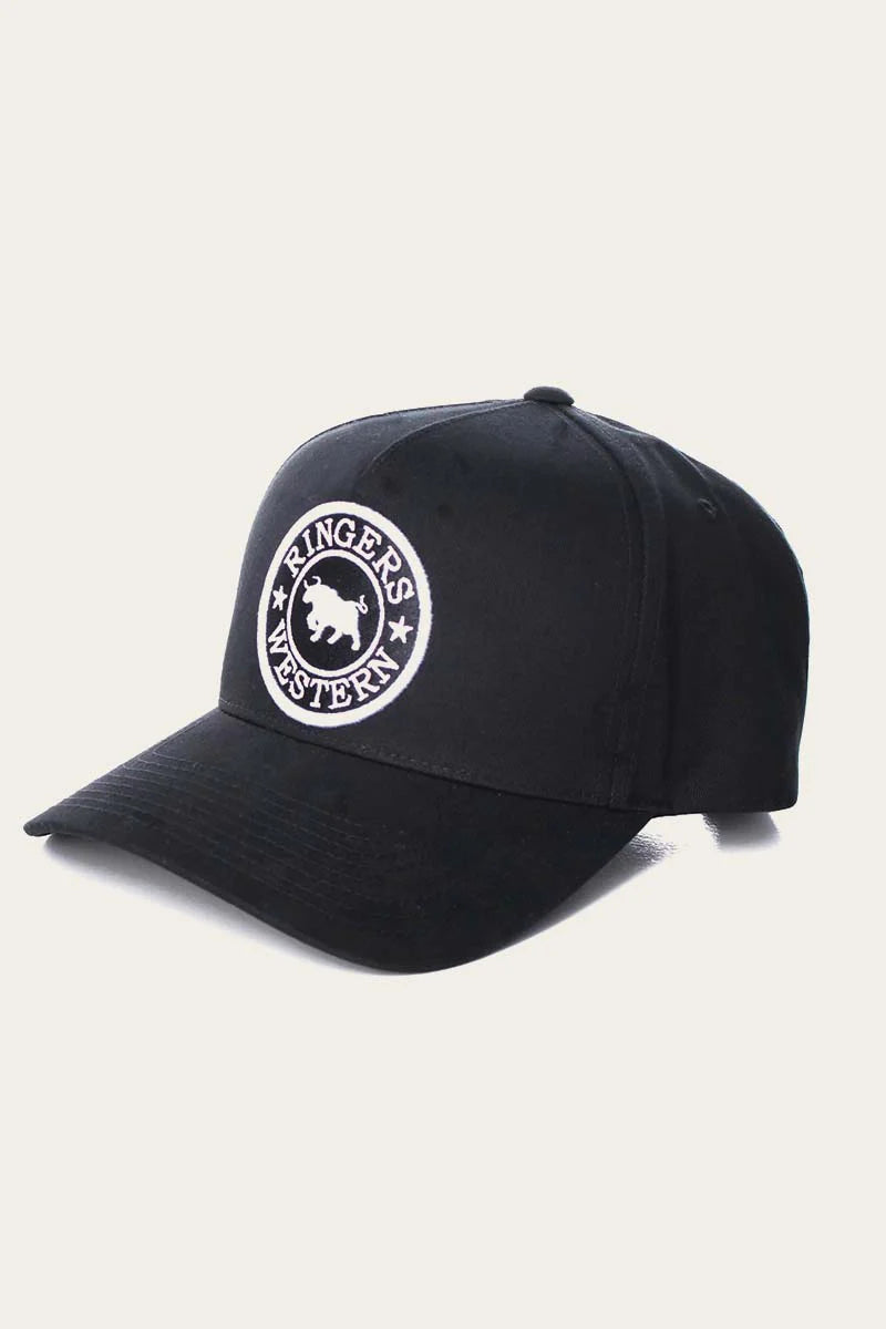 Ringers Western Grover Baseball Cap in Black