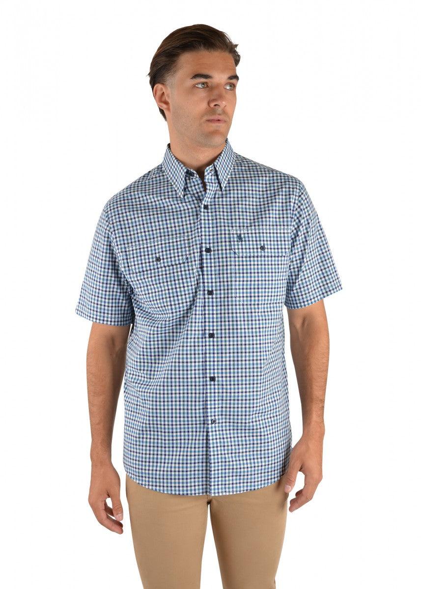 Thomas Cook - Men's Denham Check 2 Pocket Short Sleeve Shirt